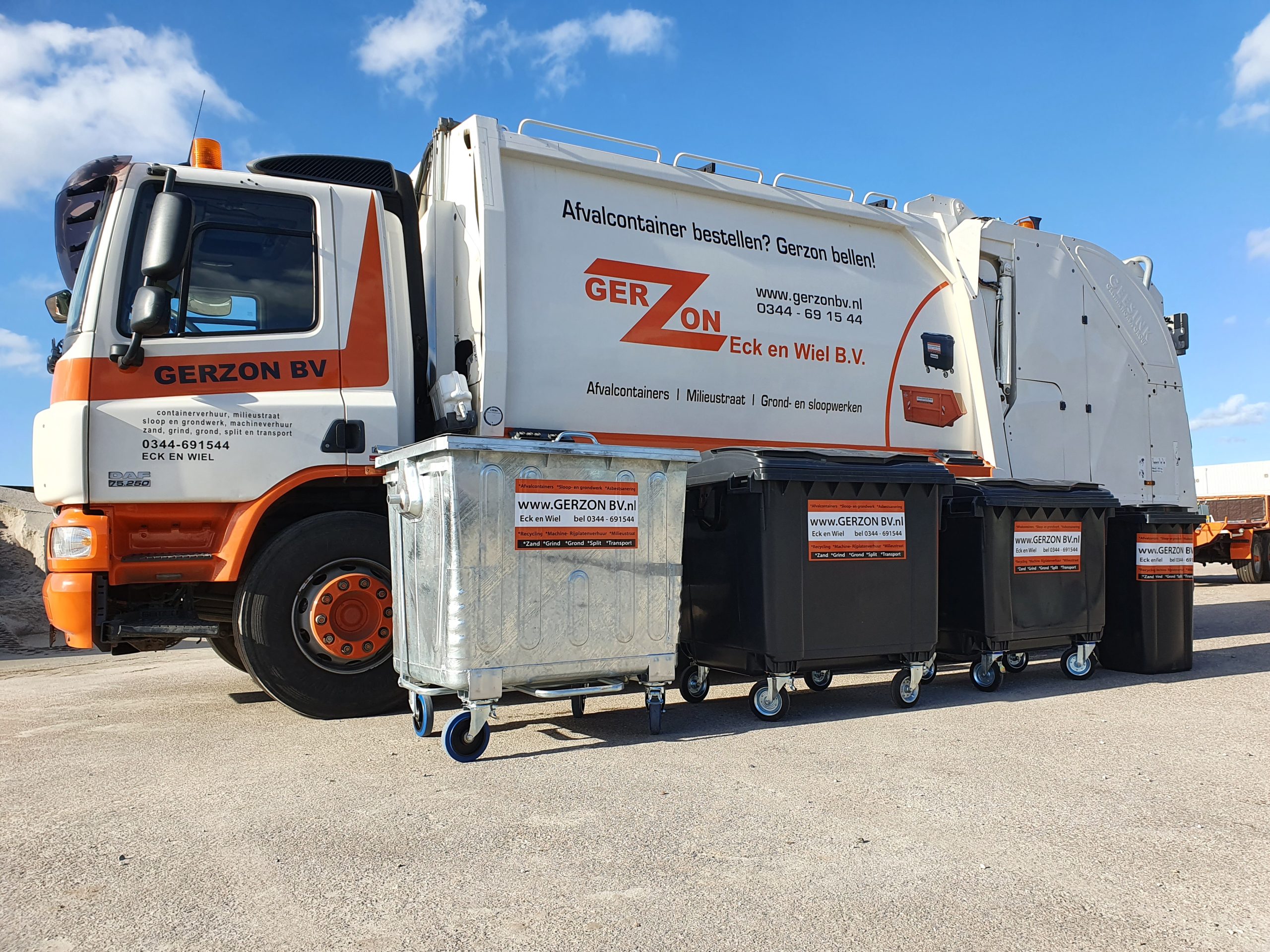 Rolcontainer huren - Gerzon Eck en Wiel B.V.